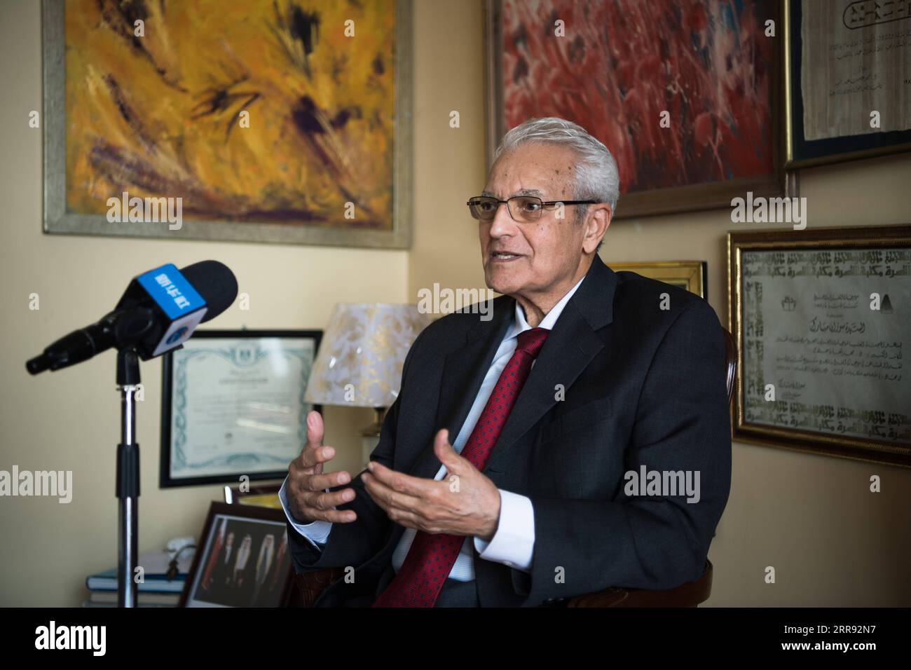 210525 -- CAIRO, May 25, 2021 -- Mohamed Noman Galal, Egypt s former ...