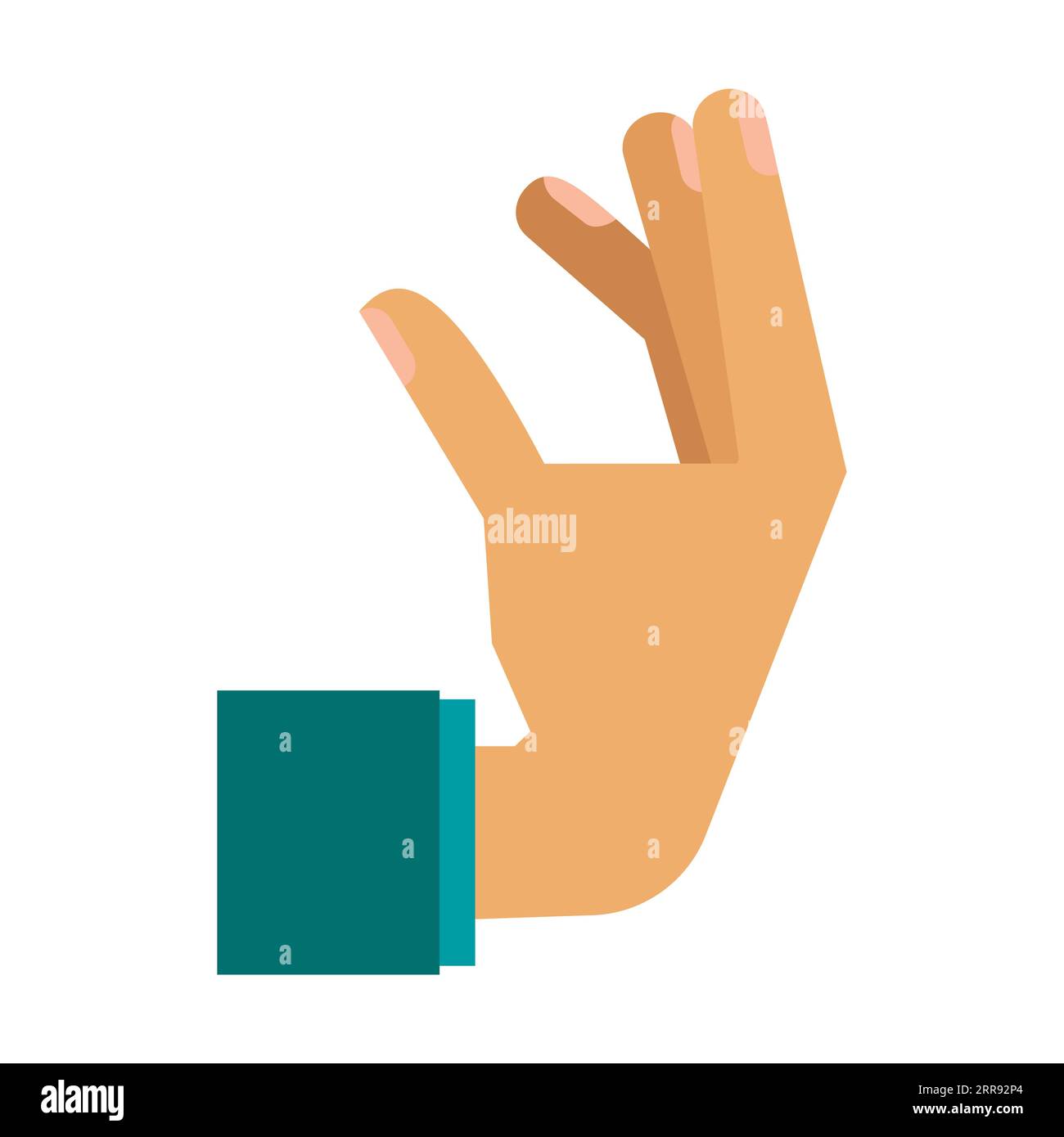 Gesture of human hand vector Stock Vector Image & Art - Alamy