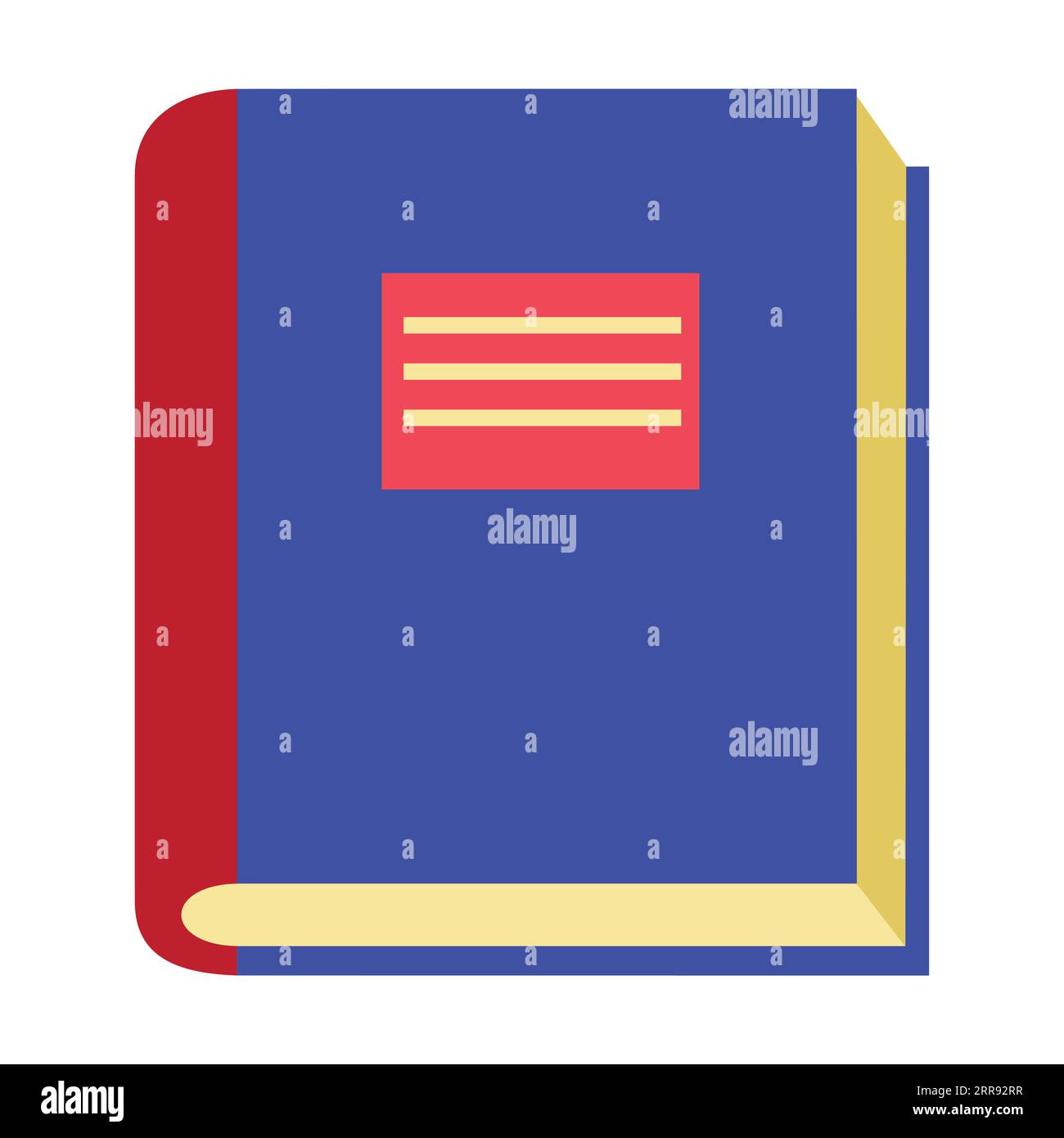 Thick book vector Stock Vector Image & Art - Alamy