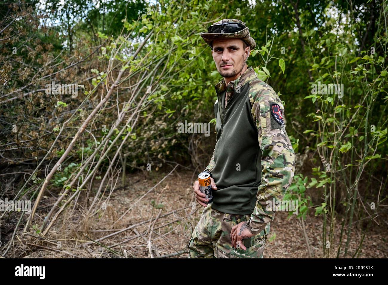 UKRAINE - SEPTEMBER 6, 2023 - Mechanic and driver 'Revo', 28, a Bradley ...
