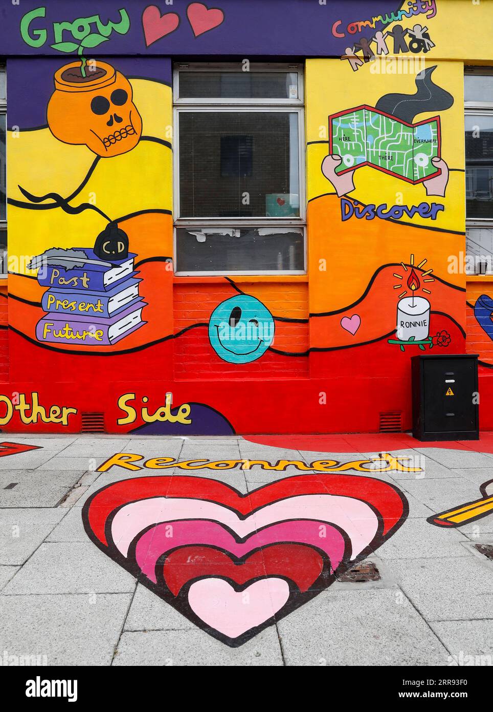 210526 -- LONDON, May 26, 2021 -- Photo taken on May 26, 2021 shows the artwork Heart is ...