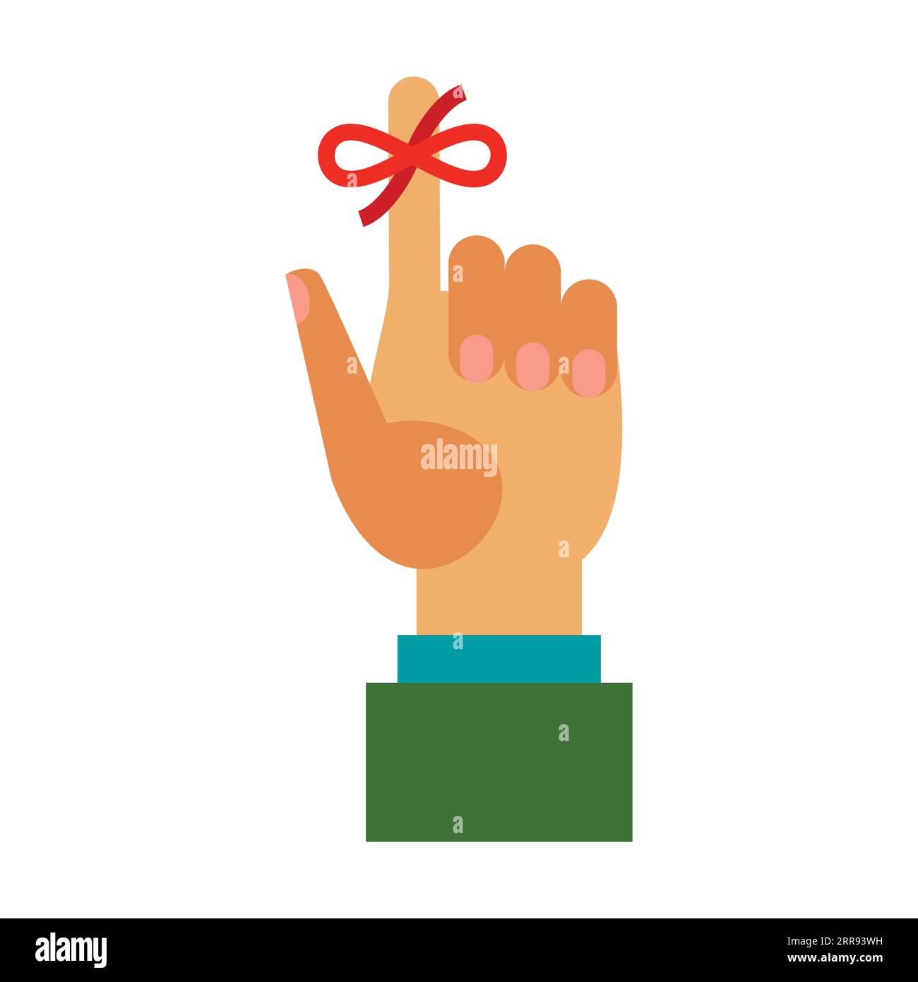 Hand red thread icon Cut Out Stock Images & Pictures - Alamy