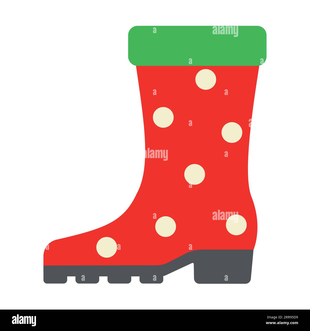 Red rubber boot icon hi-res stock photography and images - Alamy