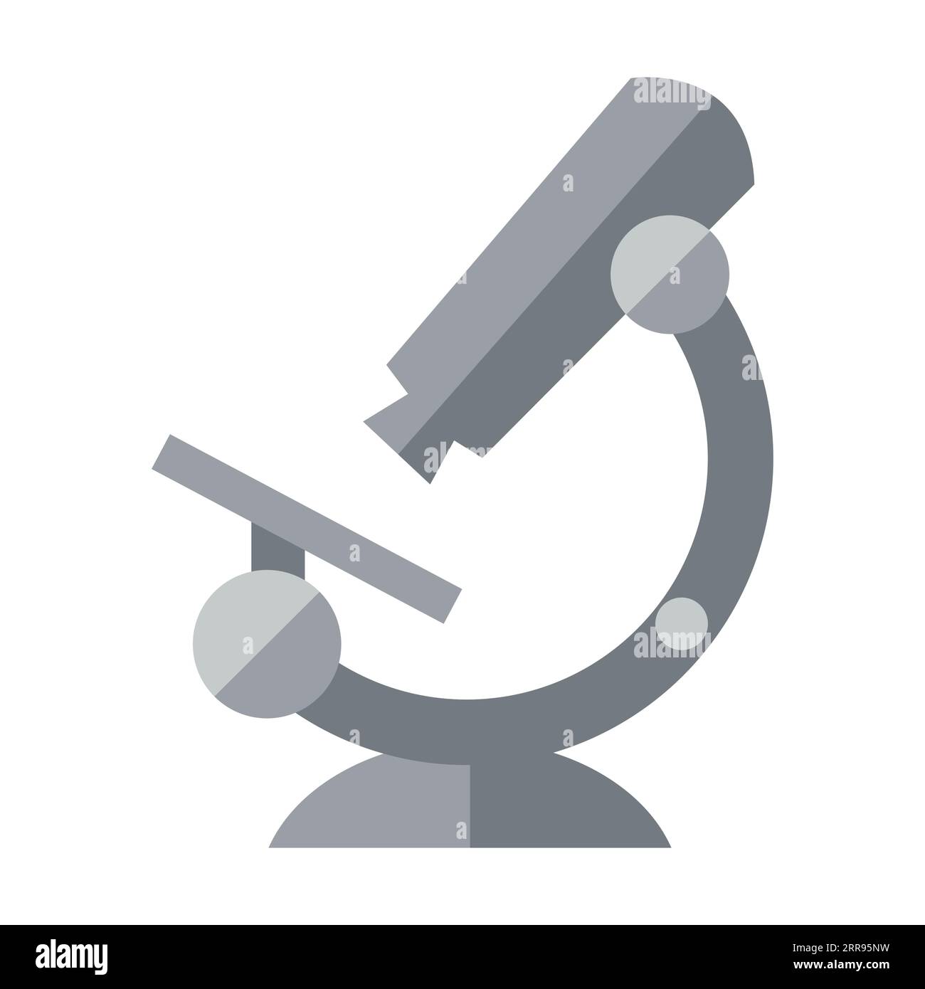 Stationary medical microscope vector Stock Vector Image & Art - Alamy
