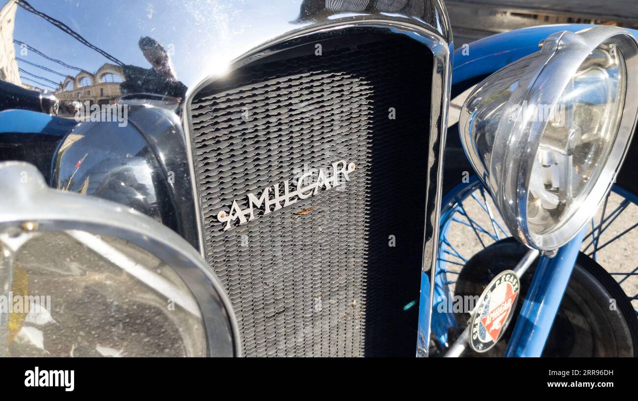 Bordeaux , France - 09 04 2023 : Amilcar french classic logo text and ...