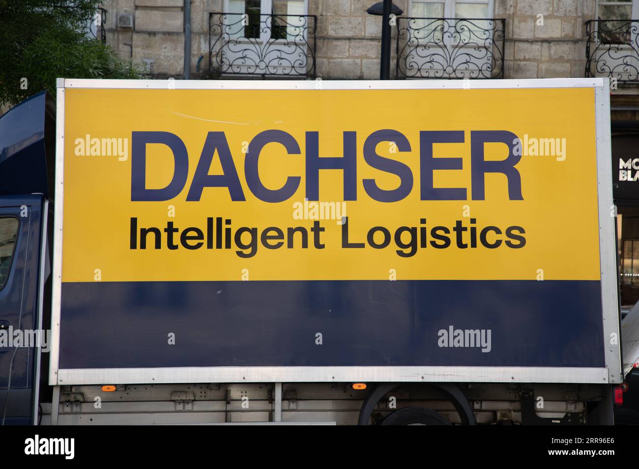 Paris , France - 09 06 2023 : dachser logistics logo sign and brand ...