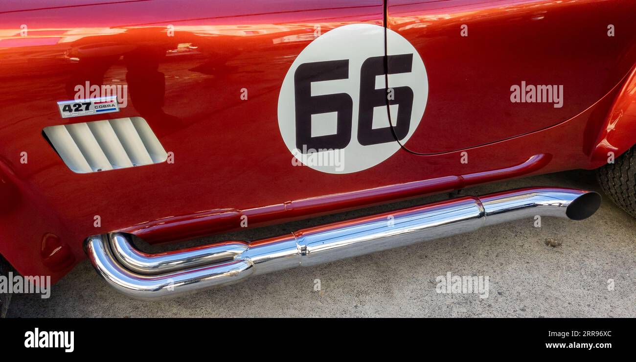 Bordeaux , France - 09 04 2023 : AC Cobra 427 ford sports car logo ...