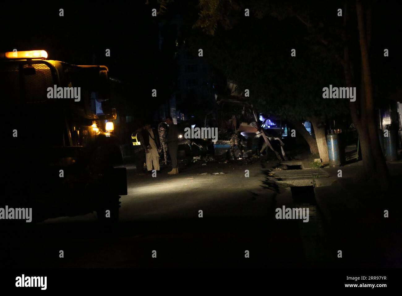 Afghanistan kabul bus bomb hi-res stock photography and images - Alamy