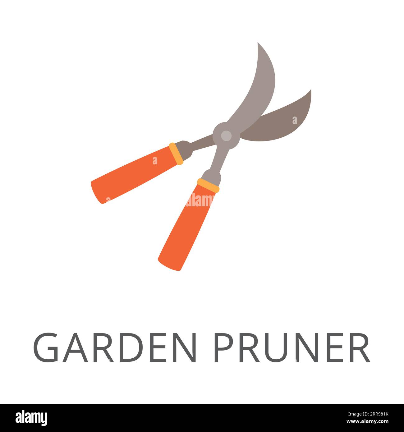 Tree branch pruner isolated on white Stock Vector Image & Art - Alamy