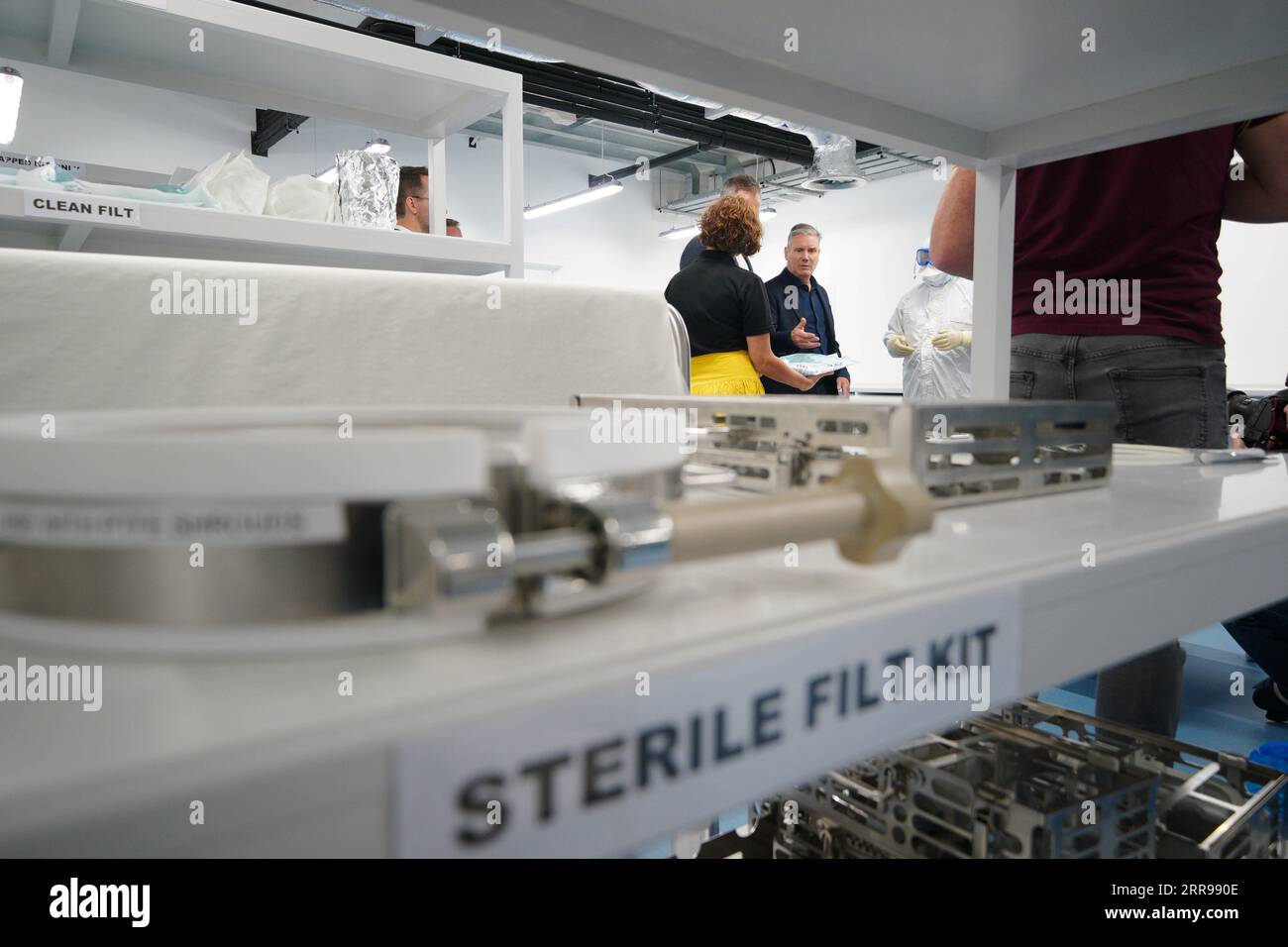 Labour leader Sir Keir Starmer and Peter Kyle, shadow secretary for ...