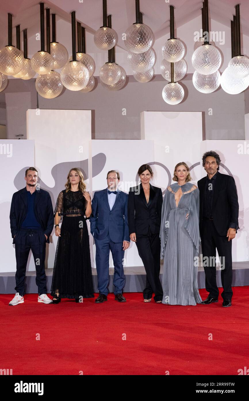 Italy. 06th Sep, 2023. Pierre Lottin, Alice Isaaz, Jean-Charles Clichet ...