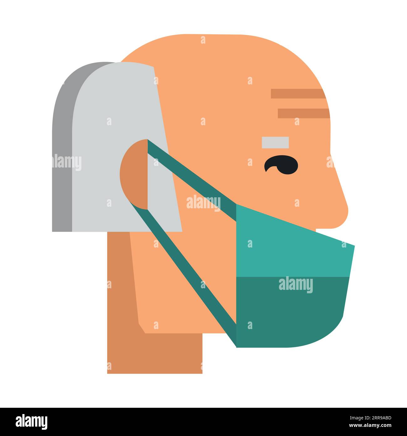 Face of elderly man vector Stock Vector Image & Art - Alamy
