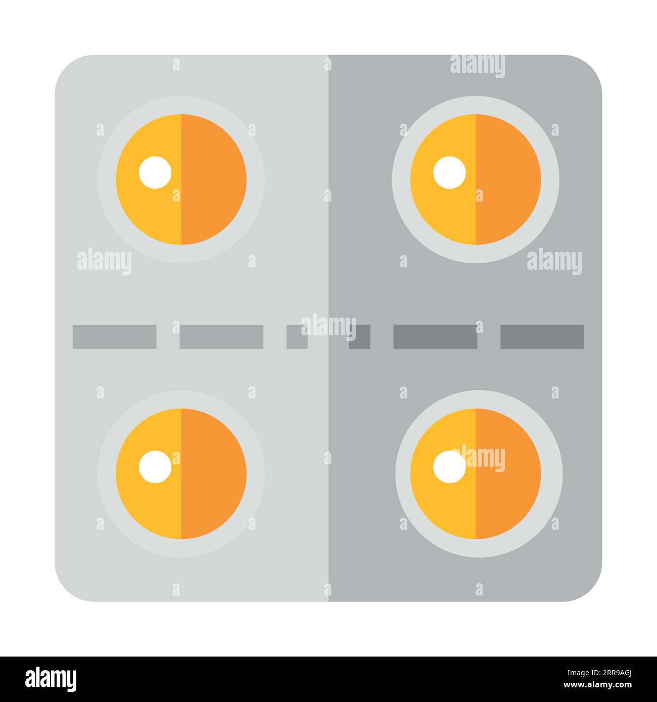 Plate with round tablets vector Stock Vector Image & Art - Alamy