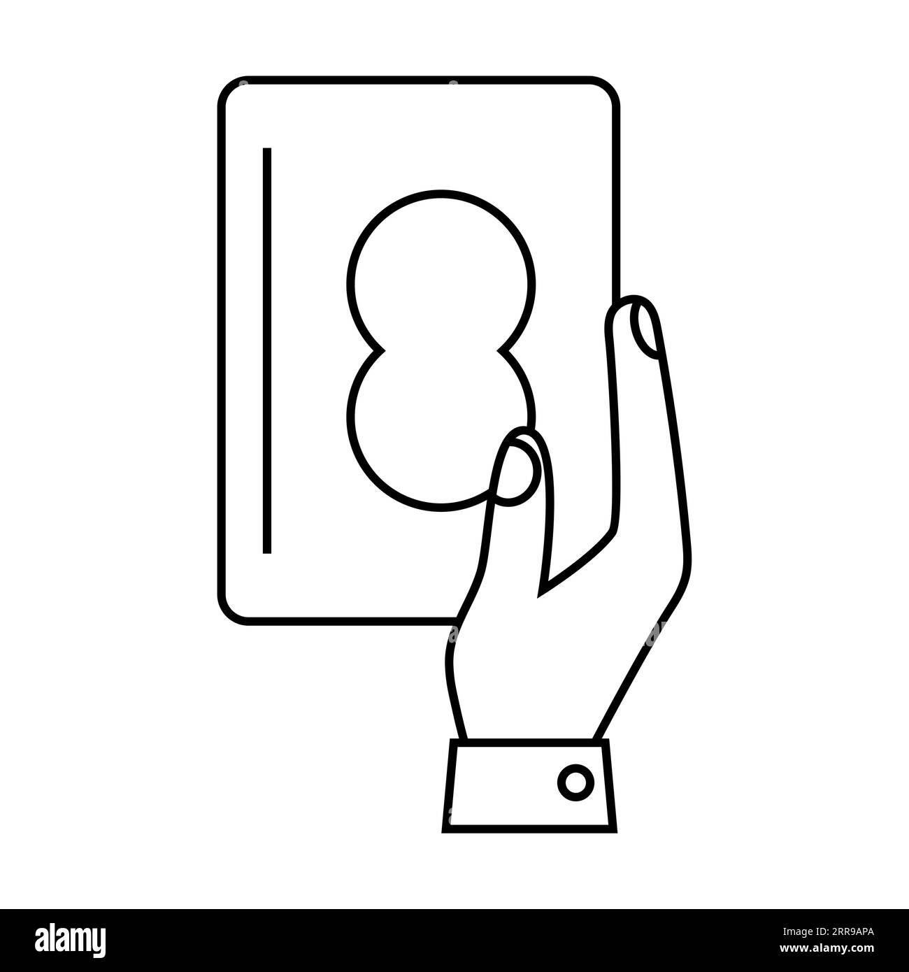 Buyer hand paying with electronic plastic card in store Stock Vector ...