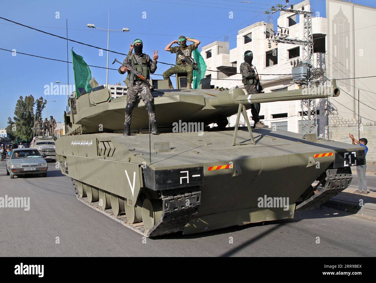 210607 -- GAZA, June 7, 2021 -- Members of the Ezz al-Din al-Qassam ...