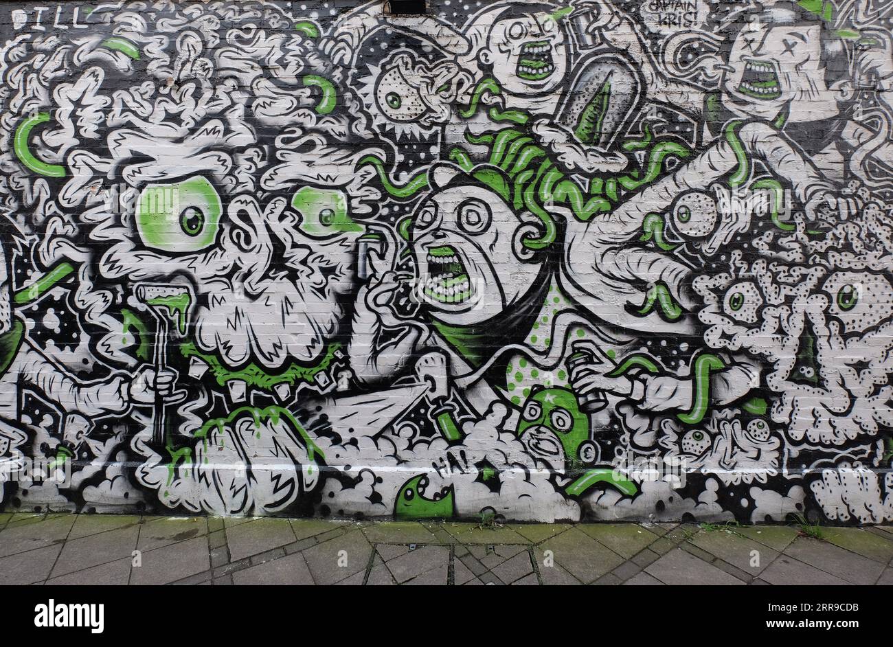 Graffiti , London UK United Kingdom England Stock Photo - Alamy