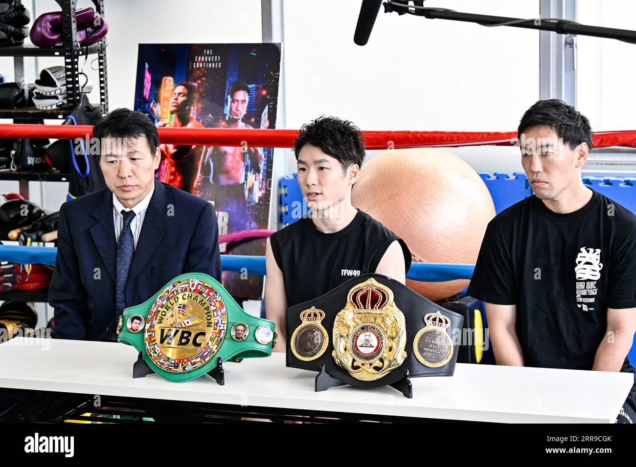 Kenshiro Teraji (C) WBA Super and WBC Light Flyweight boxing champion ...