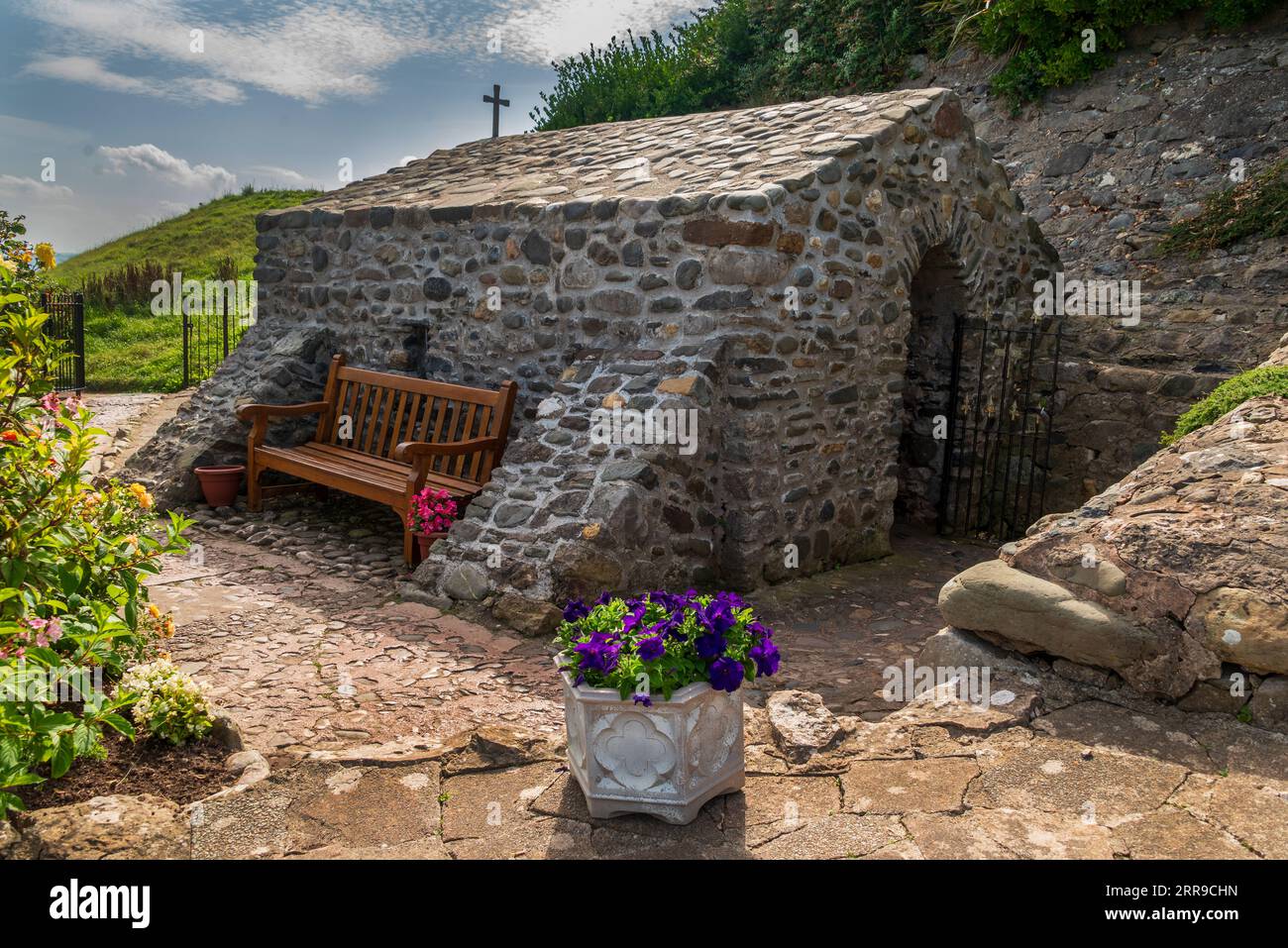 St TRillo's chapel in Colwyn Bay North Wales. The smallest church in ...