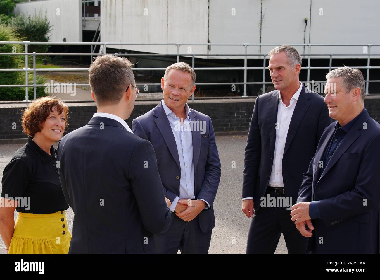 (left to right) Fredrik Asell, Vice President and General Manager, UK ...