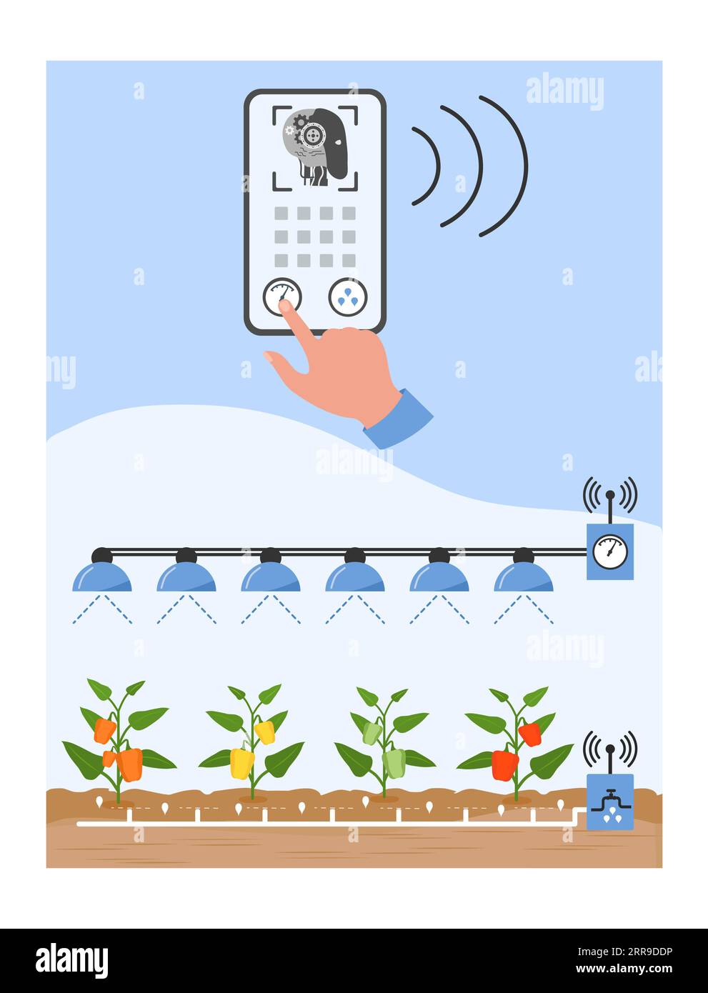 Cultivation growing monitoring harvesting hi-res stock photography and ...