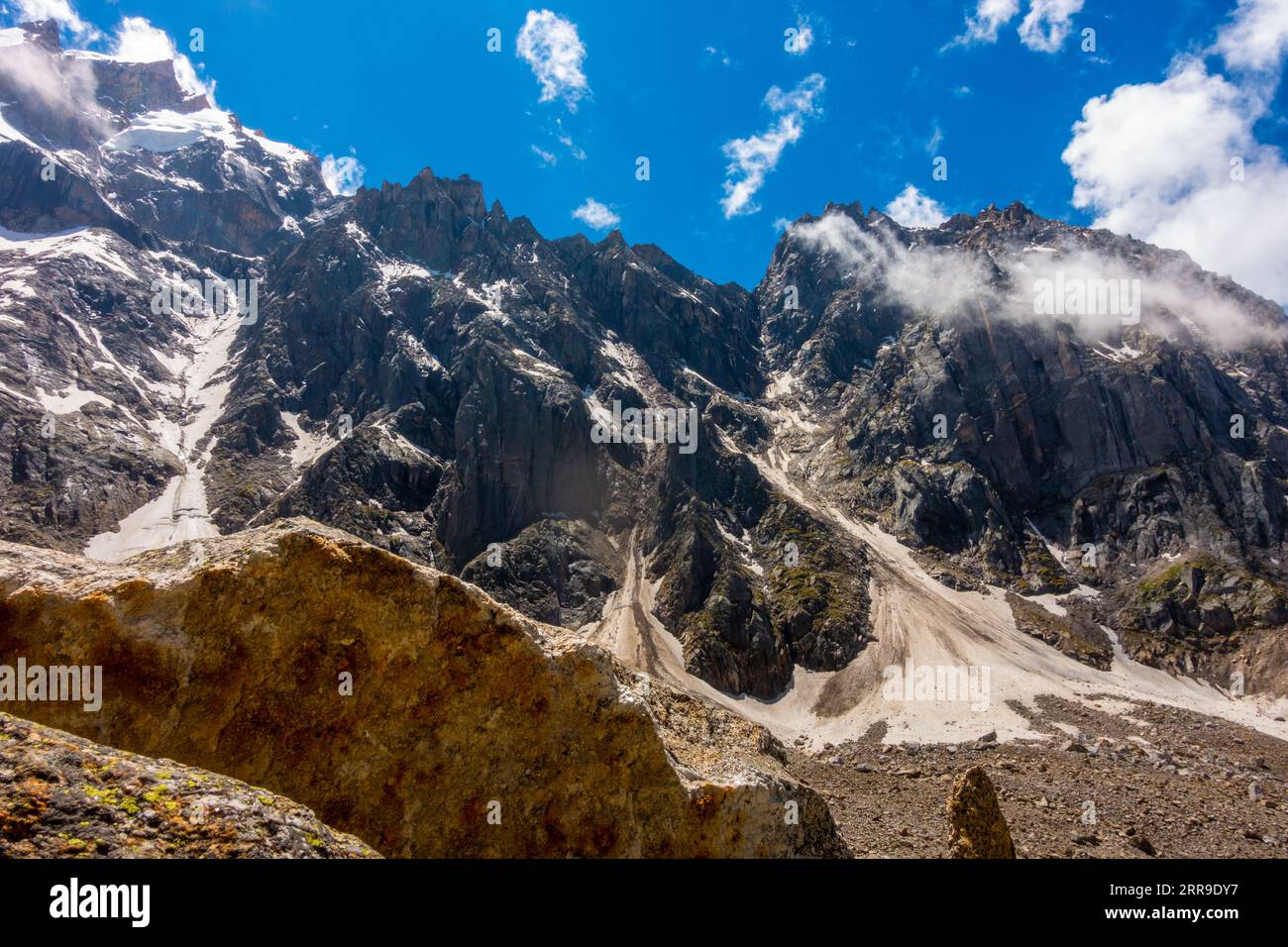 Kinner Kailash Range: Glacial mountain peaks in the Greater Himalayas ...