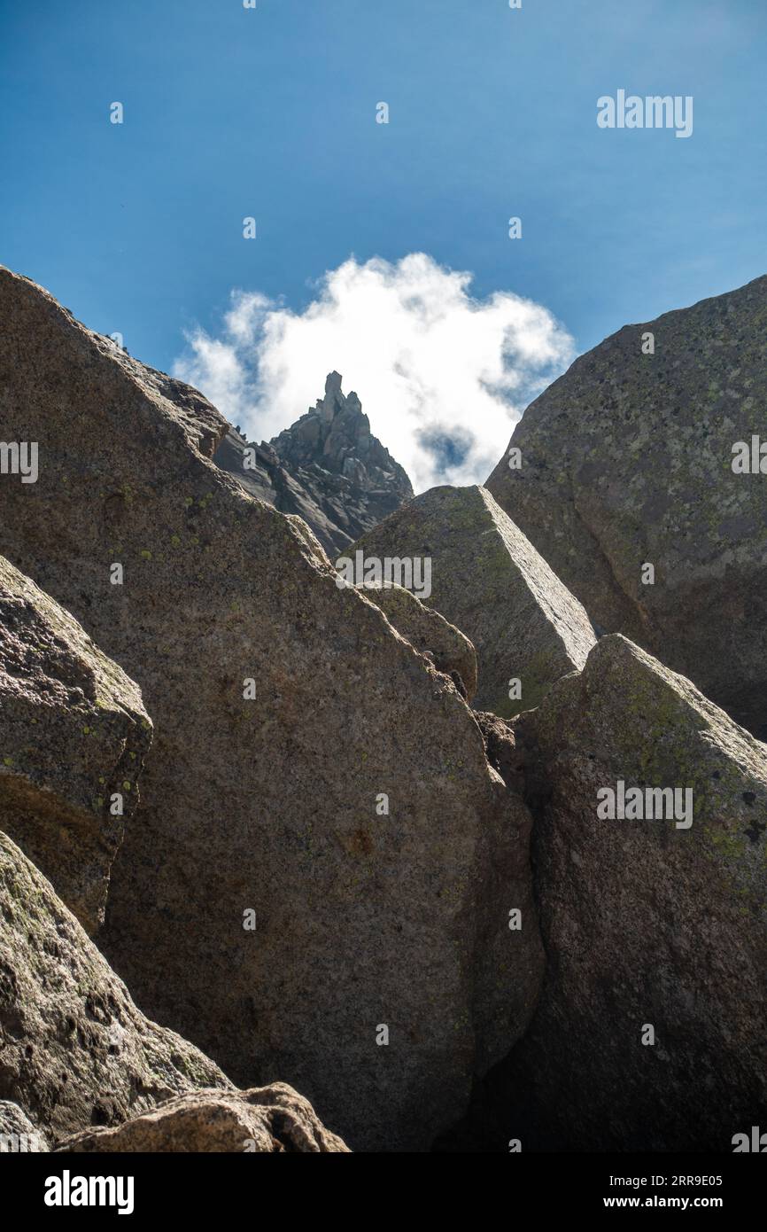Kinner Kailash Shivling amidst towering rocks in Himachal Pradesh. Part ...