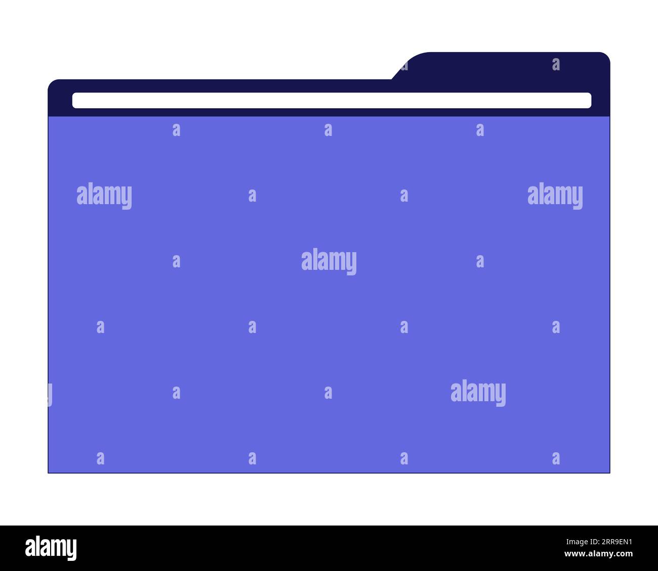 Nineties File Folder Flat Line Color Isolated Vector Object Stock 5352