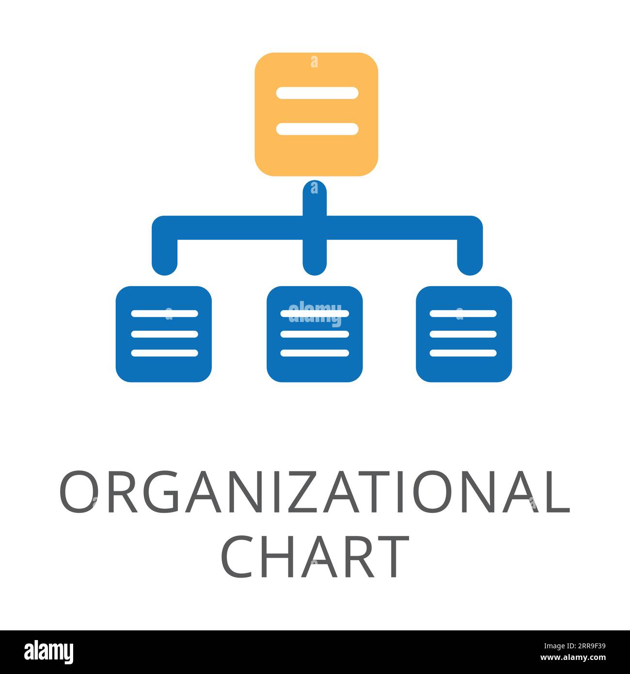 Simple business structure isolated on white Stock Vector Image & Art ...