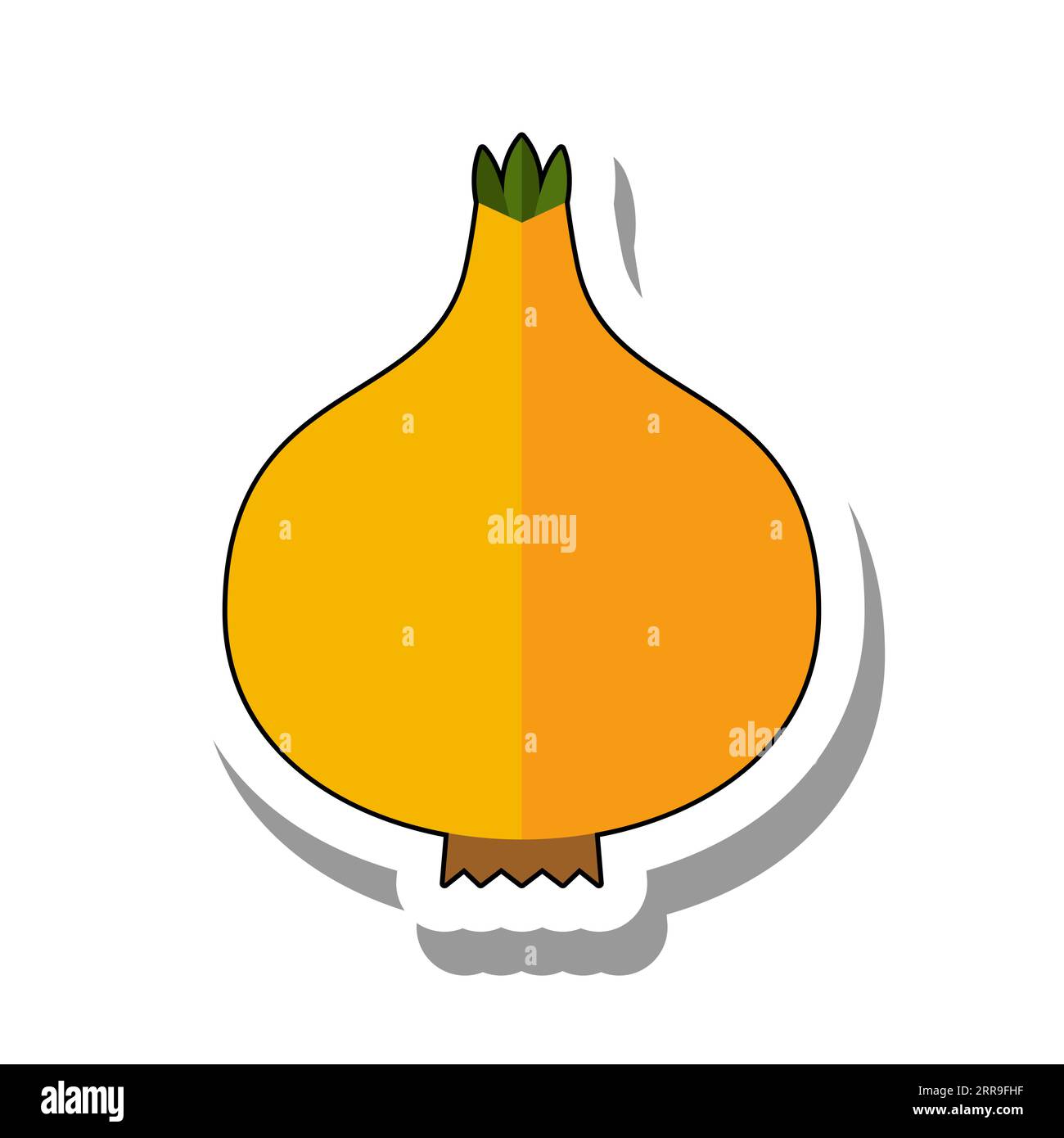 Fresh green onion sprouts Stock Vector Images - Alamy