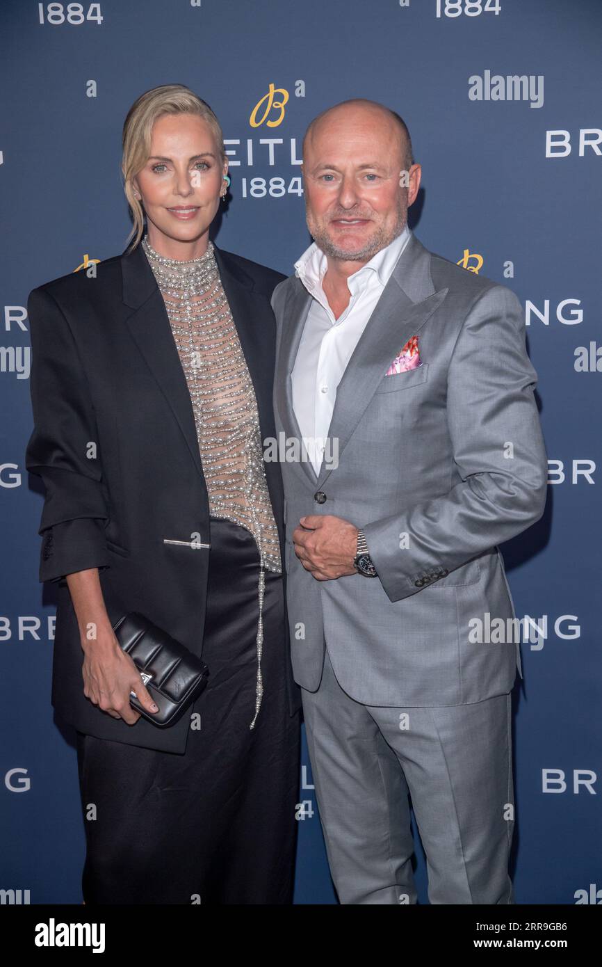New York, United States. 06th Sep, 2023. Charlize Theron and CEO of ...