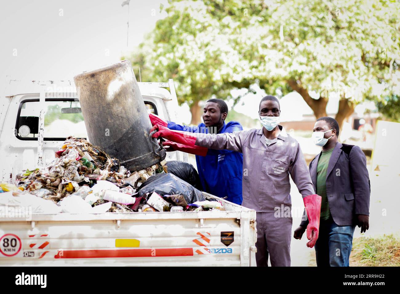 210617 -- BLANTYRE, June 17, 2021 -- Dave Mwenda C and his colleagues ...