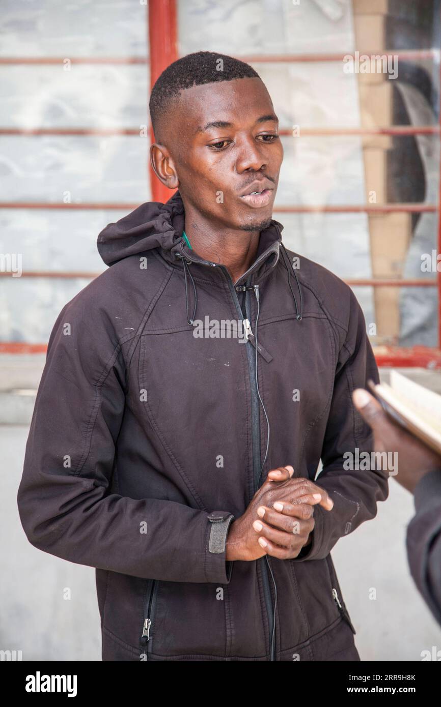 210616 -- LUSAKA, June 16, 2021 -- Knowledge Chuma, founder of Zambia ...