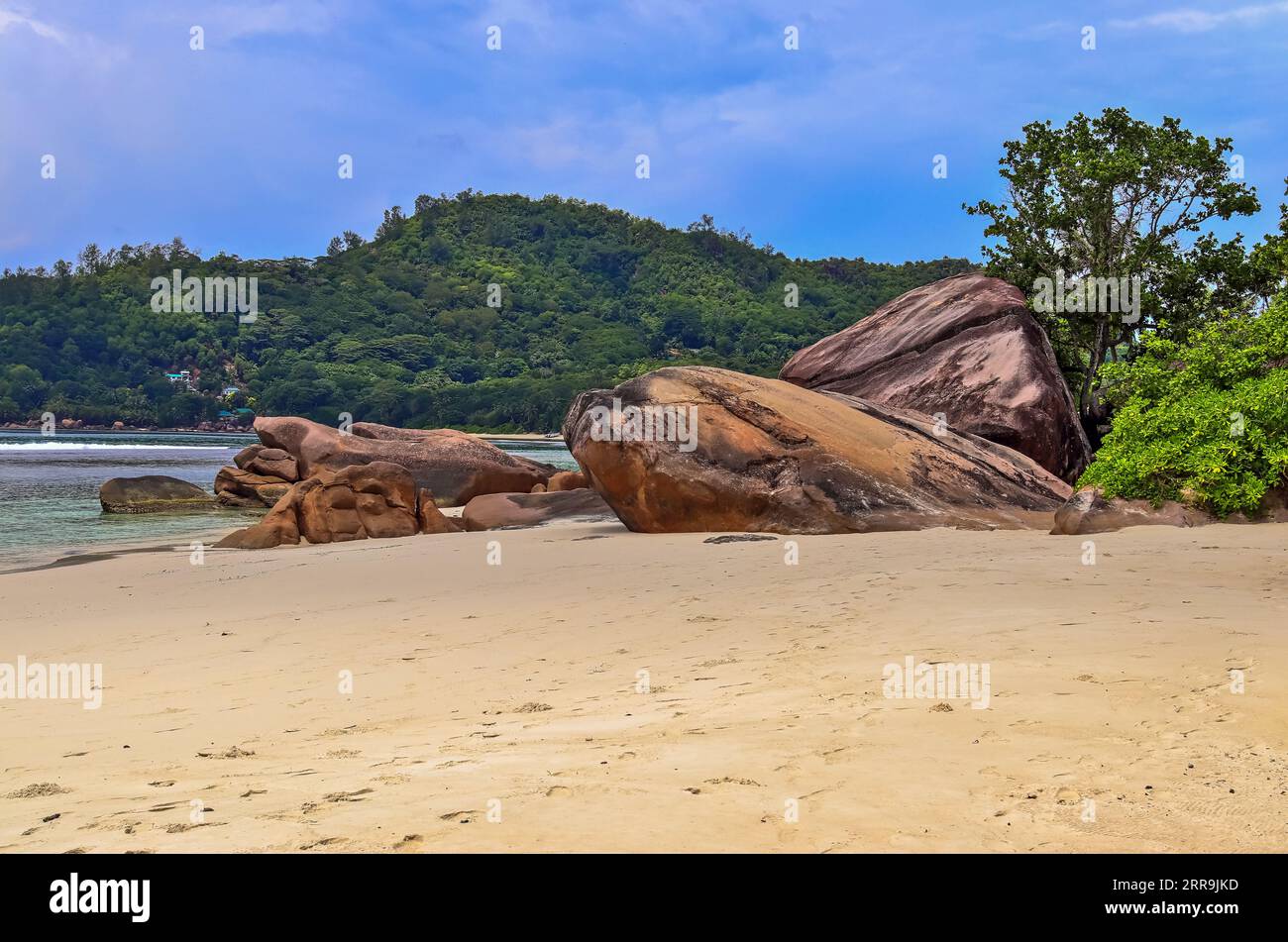 Beautiful Rocks At The Beaches Of The Tropical Paradise Island ...