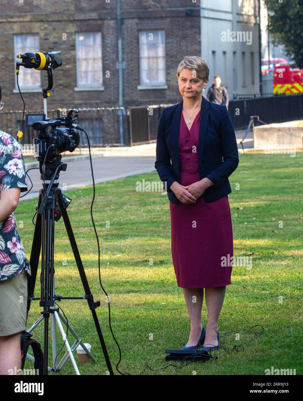 London, England, UK. 7th Sep, 2023. Shadow Home Secretary YVETTE COOPER ...