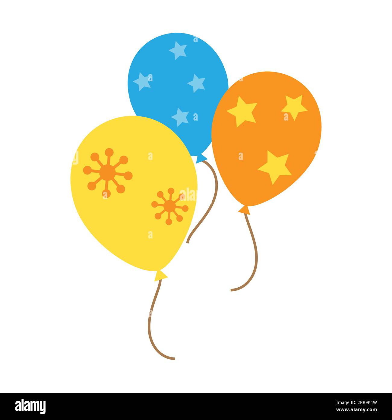 Set of multi colored balloons Stock Vector Image & Art - Alamy
