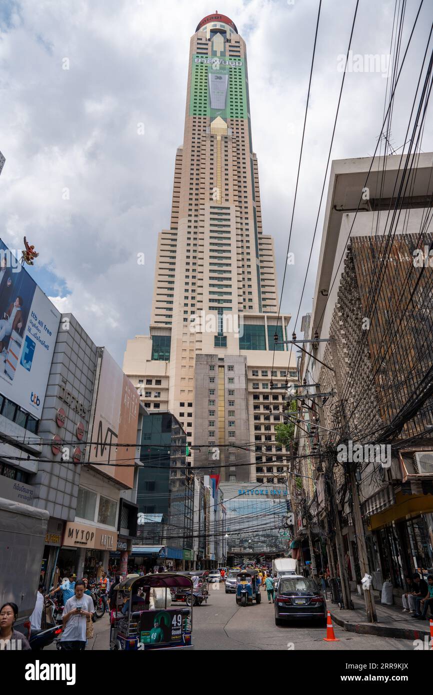 The Baiyoke Tower of Bangkok in Thailand Asia Stock Photo - Alamy