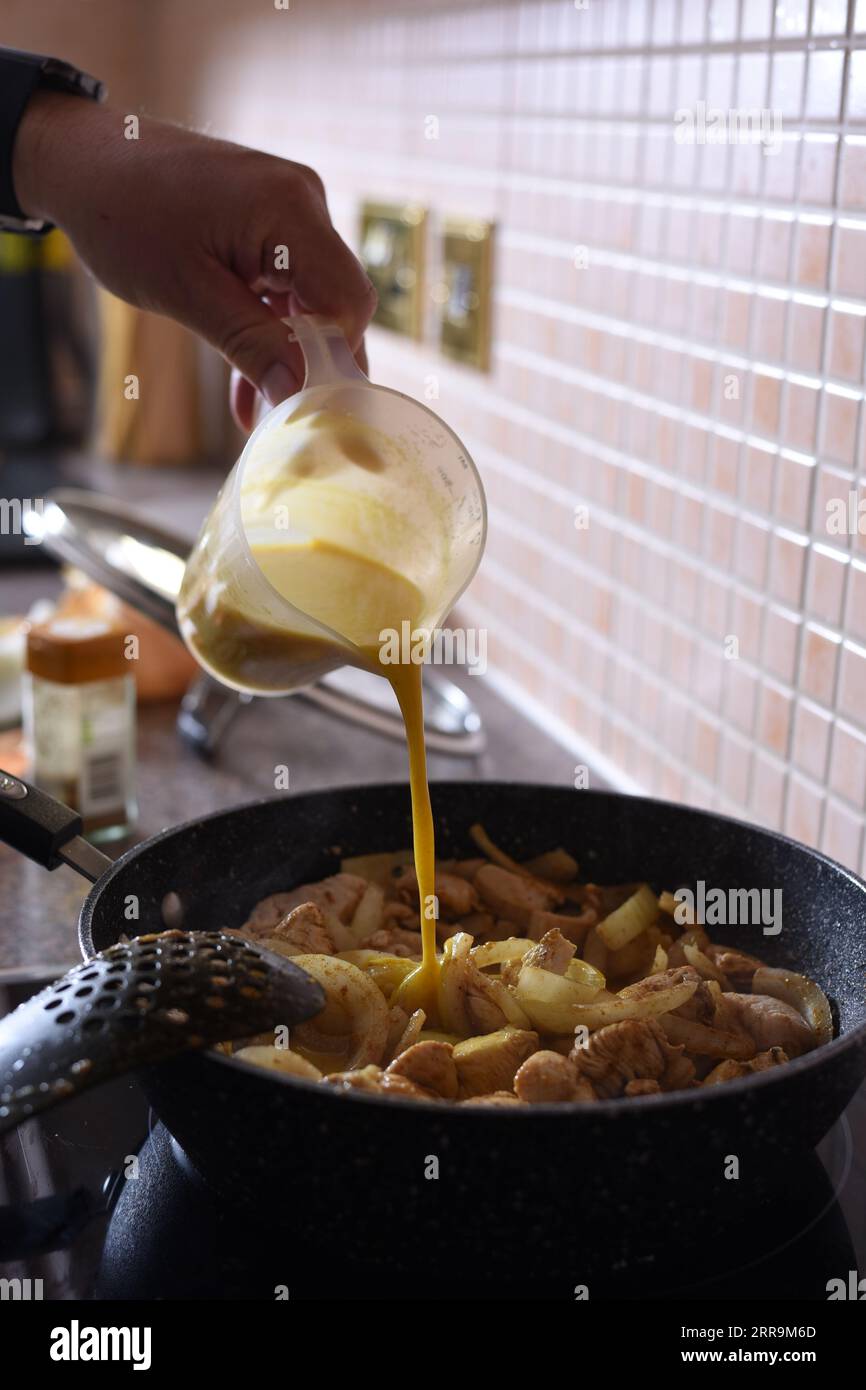 Cooking mushrooms tasty seasoning hi-res stock photography and images ...