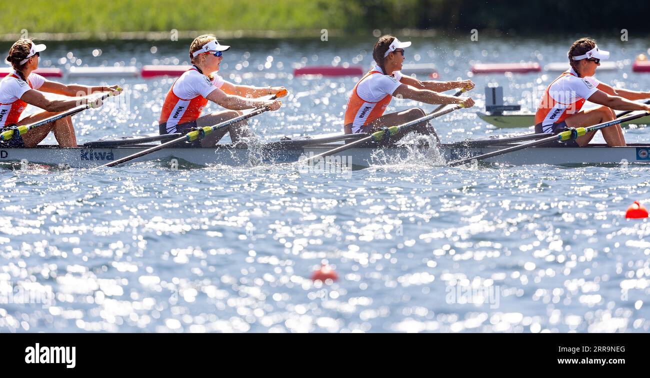 Belgrade, Serbia . September 7, 2023. Roos de Jong, Tessa Dullemans ...