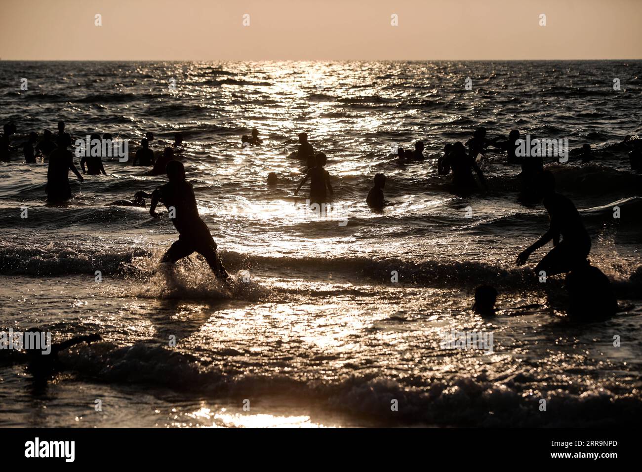 210625 -- GAZA, June 25, 2021 -- Palestinians enjoy themselves in the ...