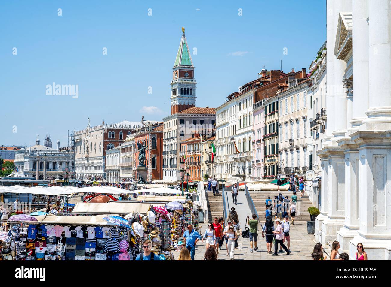 St. Mark's Campanile, the tallest structure in Venice in the background ...