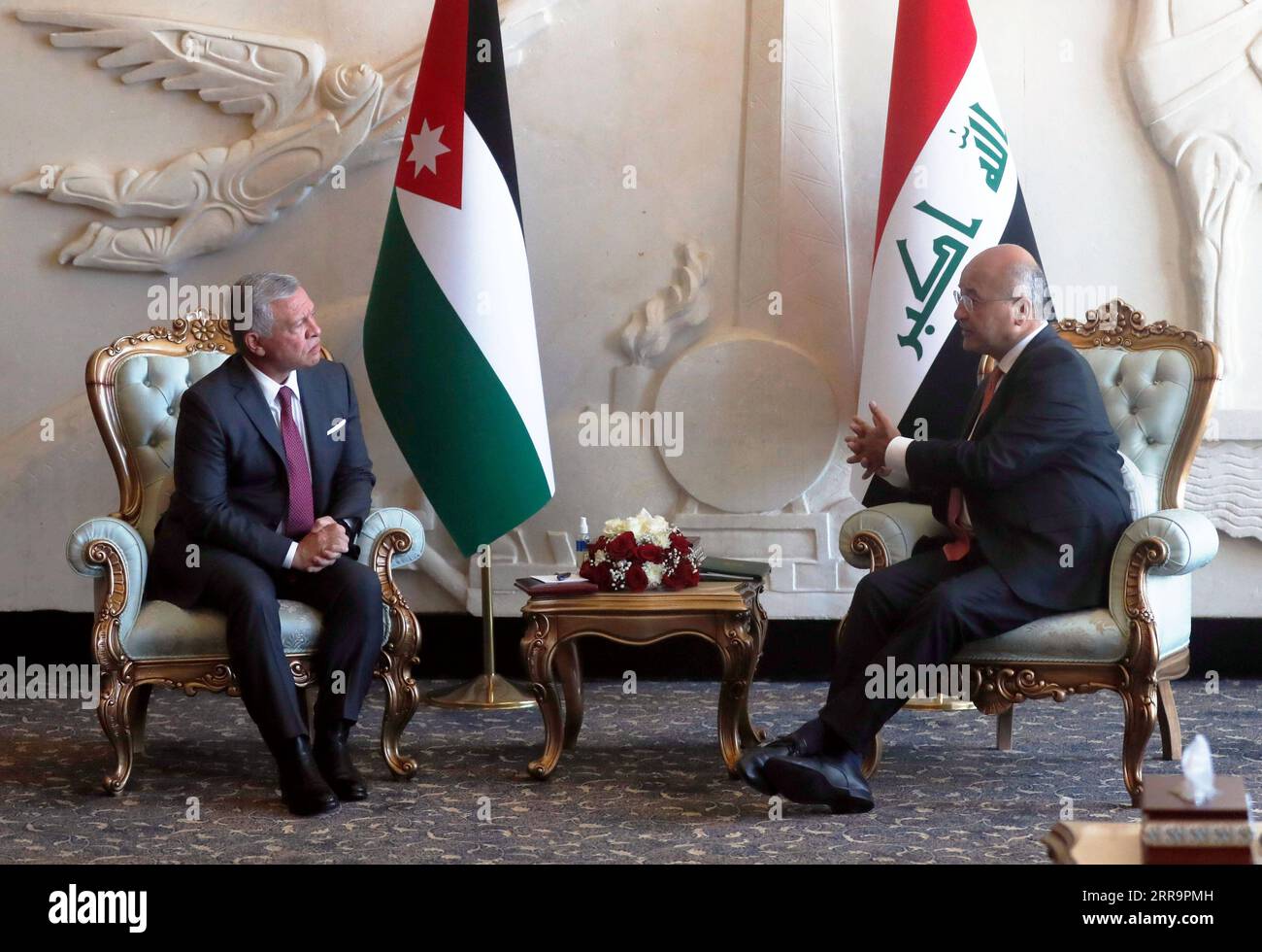 210627 -- BAGHDAD, June 27, 2021 -- Iraqi President Barham Salih R ...