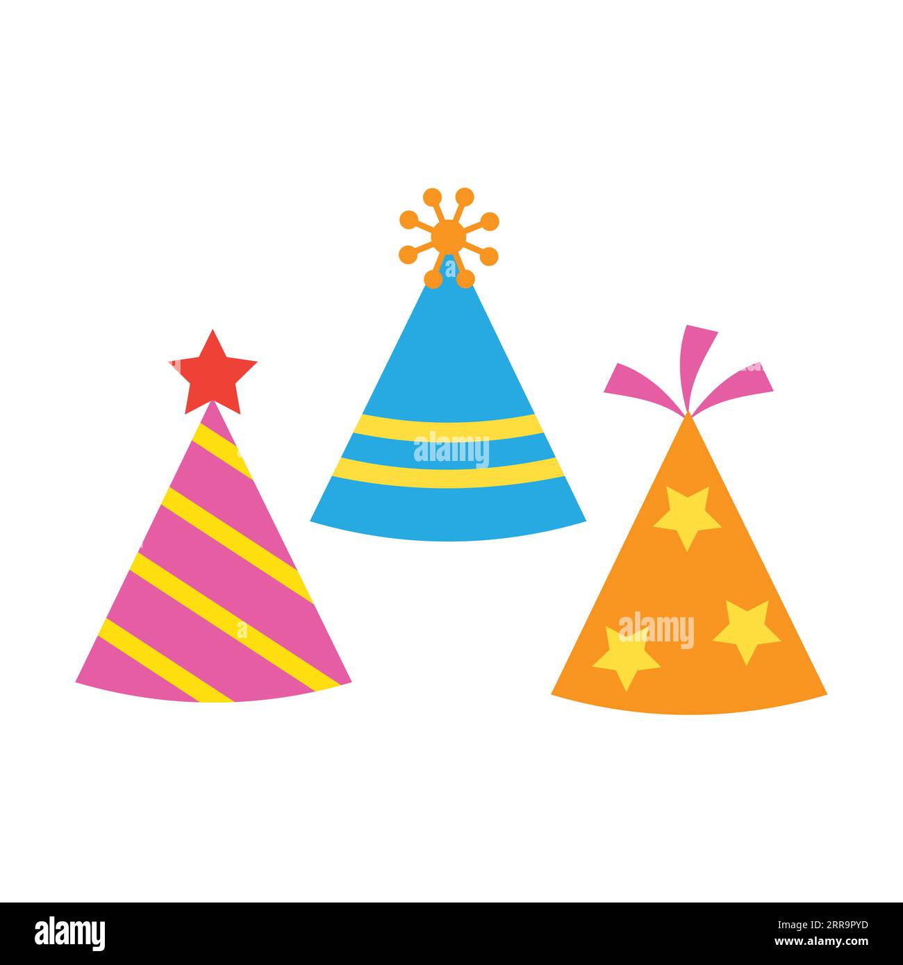 Festive cardboard caps vector Stock Vector Image & Art - Alamy