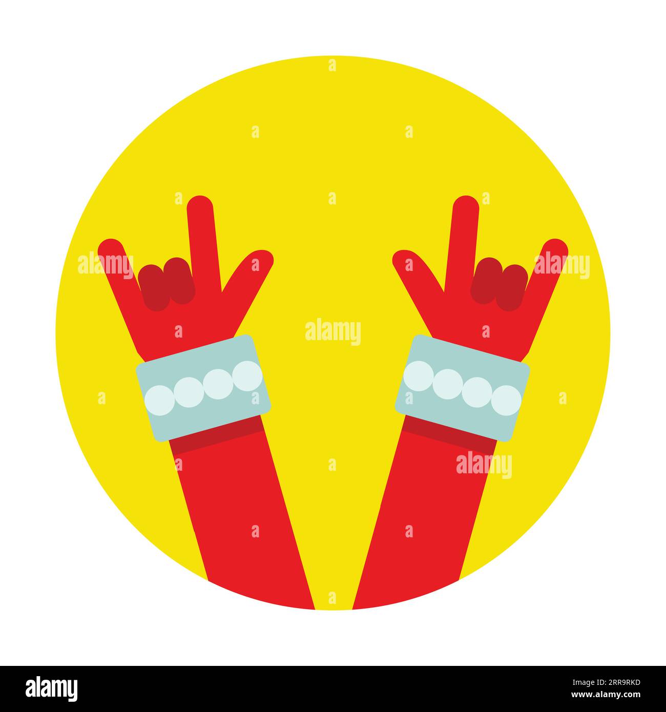 Hands with cheerful gesture vector Stock Vector Image & Art - Alamy