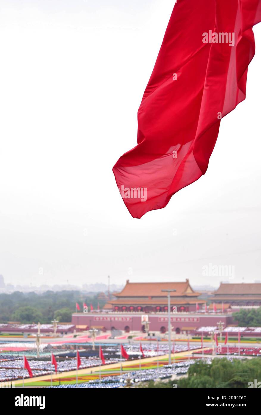 210701 -- BEIJING, July 1, 2021 -- A ceremony marking the centenary of ...