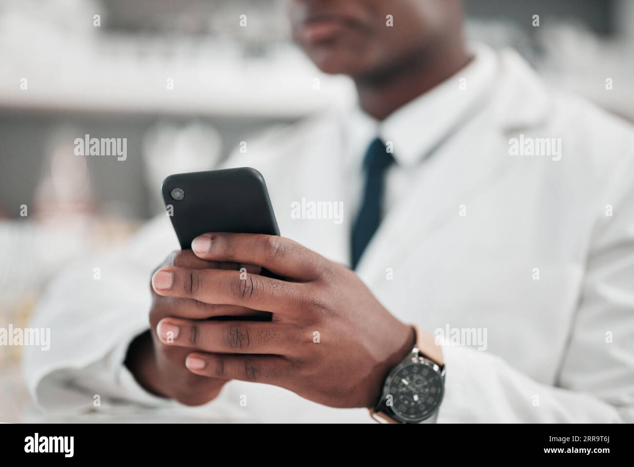 Hands, doctor and healthcare person with a phone for online ...
