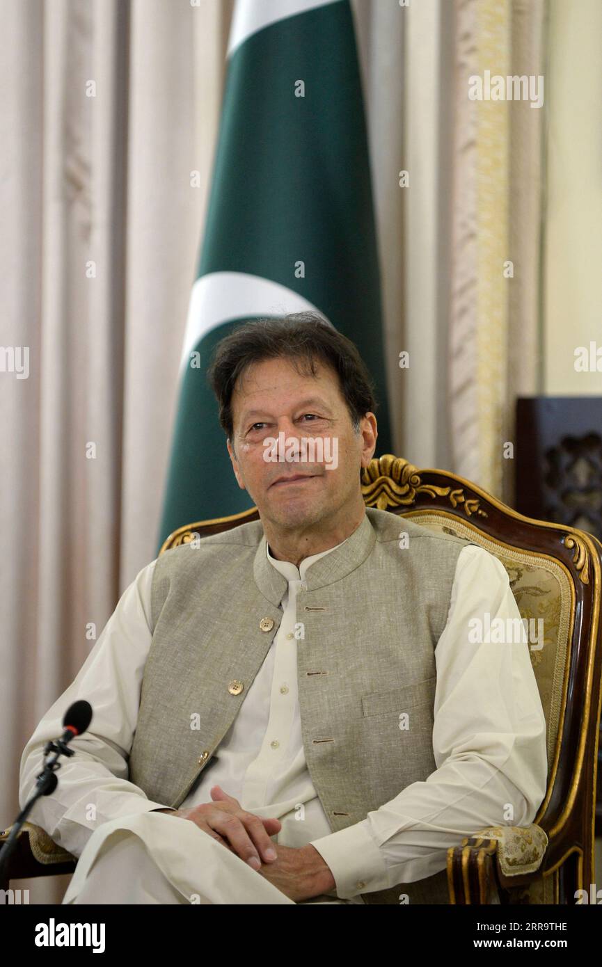 210701 -- ISLAMABAD, July 1, 2021 -- Pakistani Prime Minister Imran ...
