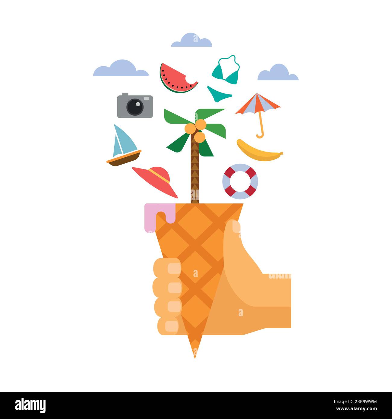 Tourist hand gesture Cut Out Stock Images & Pictures - Alamy