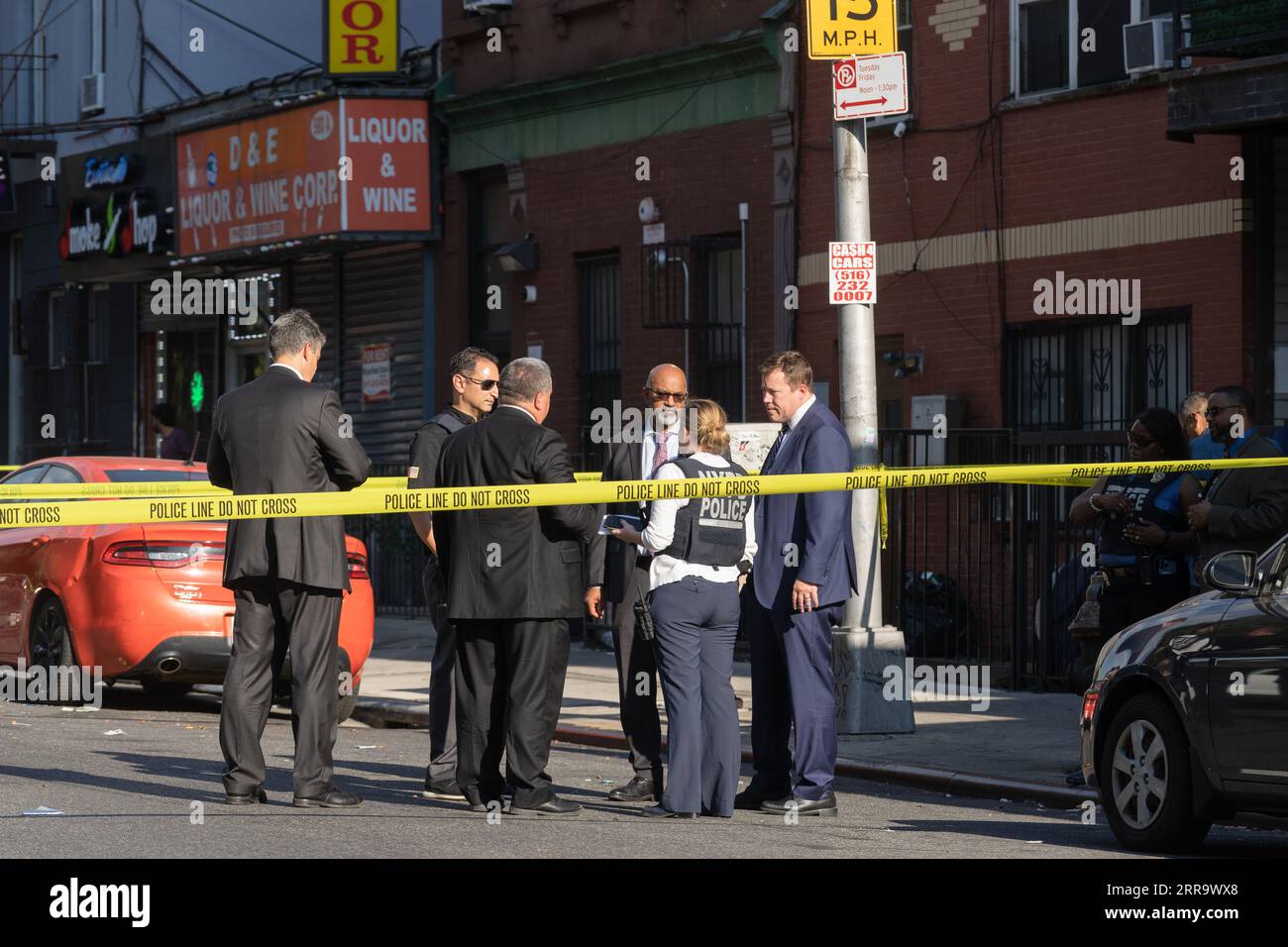 Brooklyn, USA. 06th Sep, 2023. Police officers from the 79th Precinct ...
