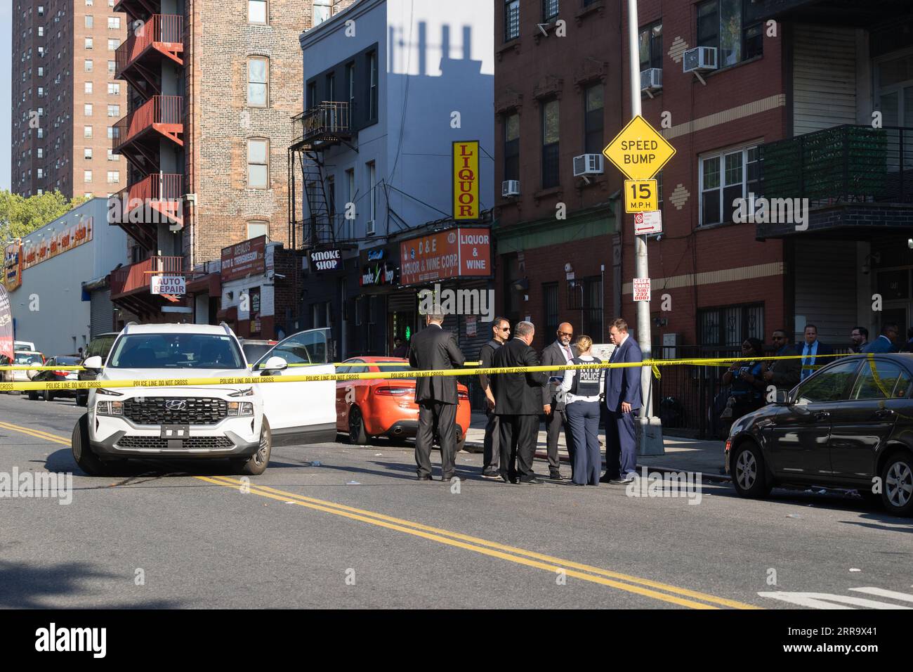 Brooklyn, USA. 06th Sep, 2023. Police officers from the 79th Precinct ...