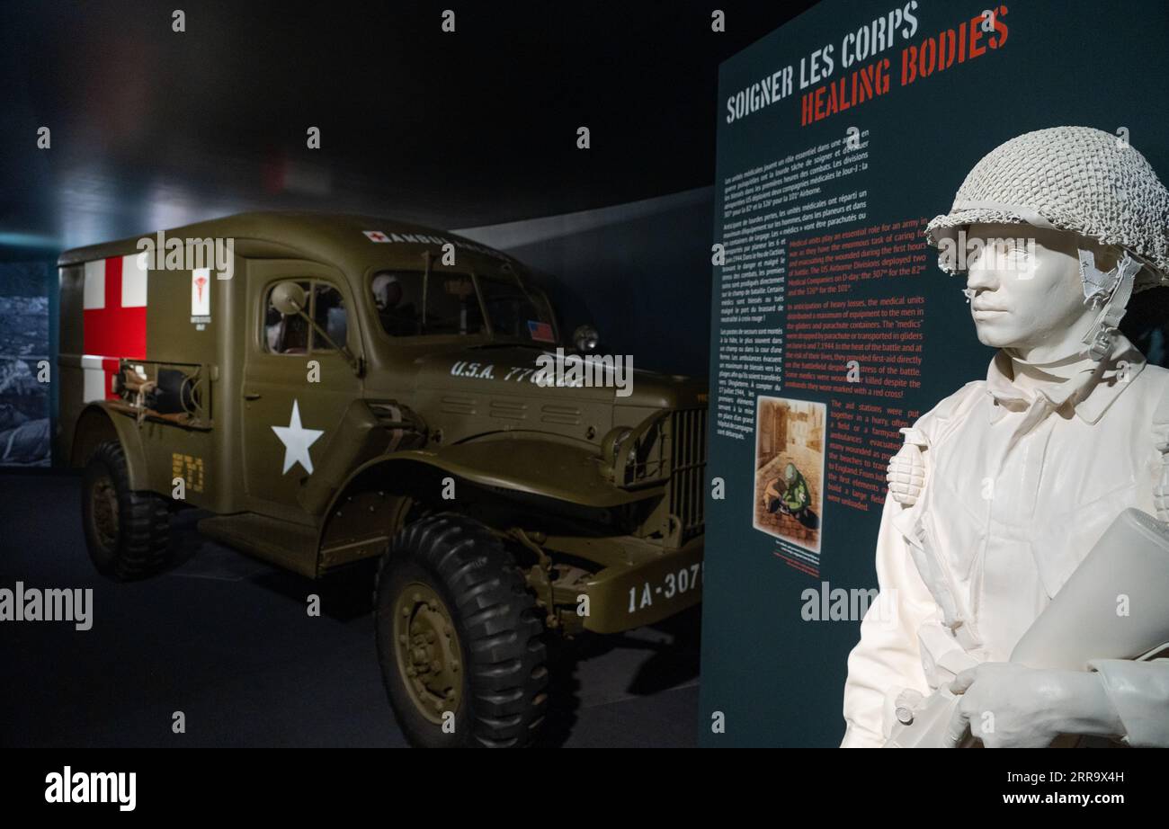 The Airborne Museum in Sainte-Mère-Église, France Stock Photo - Alamy